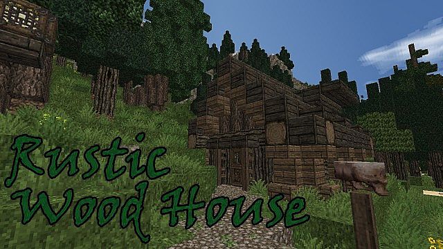 Rustic Wood House Minecraft Map