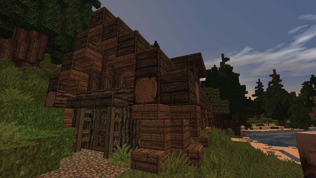 Rustic Wood House Minecraft Map