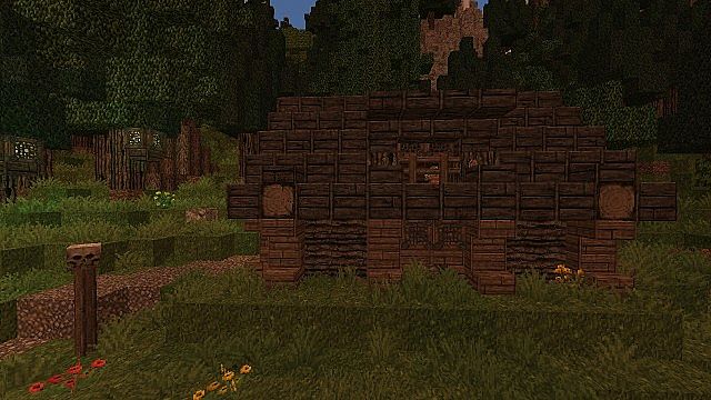 Rustic Wood House Minecraft Map
