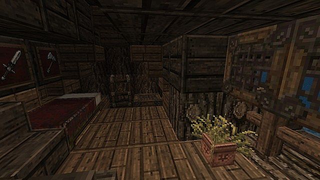 Rustic Wood House Minecraft Map