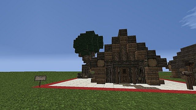 Rustic Wood House Minecraft Map