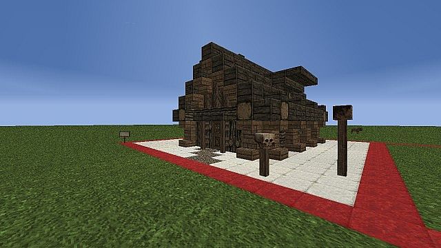 Rustic Wood House Minecraft Map