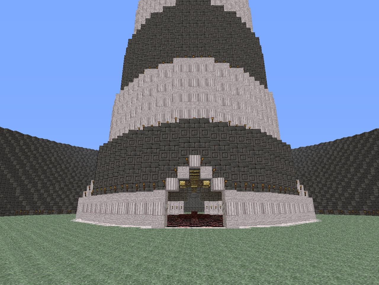Sci-Fi Spawn Tower Minecraft Map