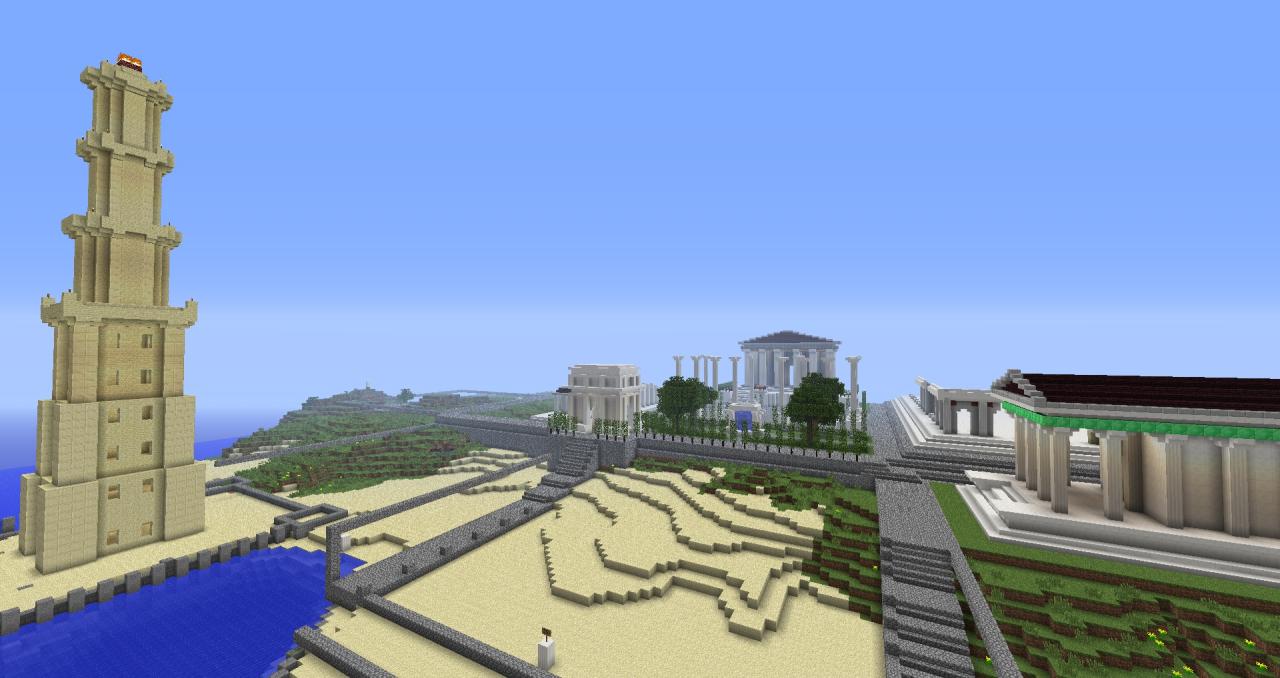 Greco-Roman City Minecraft Map