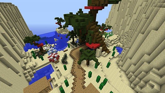 Beach Party Adventure Parkour Tropical Edition MUST SEE Minecraft Map