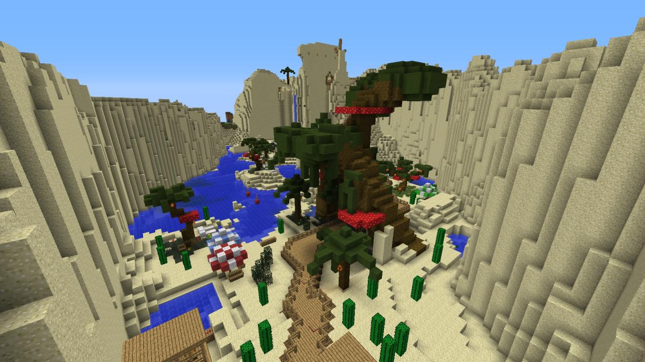 Beach Party Adventure Parkour Tropical Edition MUST SEE Minecraft Map