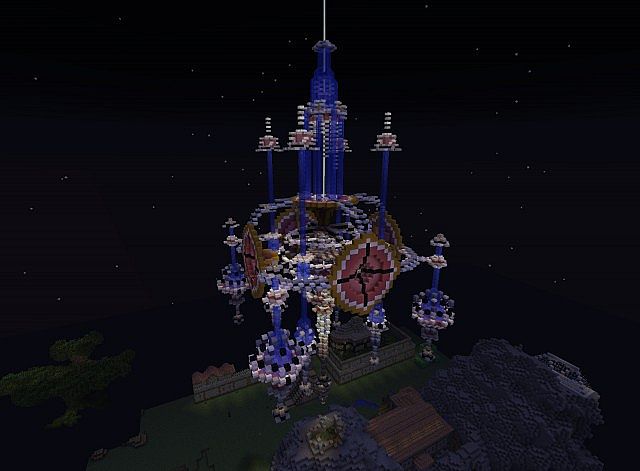 My Flying spawn Minecraft Map