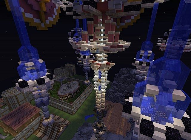 My Flying spawn Minecraft Map