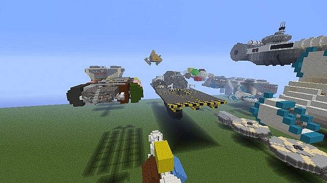 Battlestar Galactica Civilian Fleet -on hiatus Minecraft Map