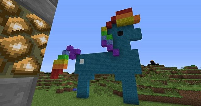 Rainbow dash Minecraft Map