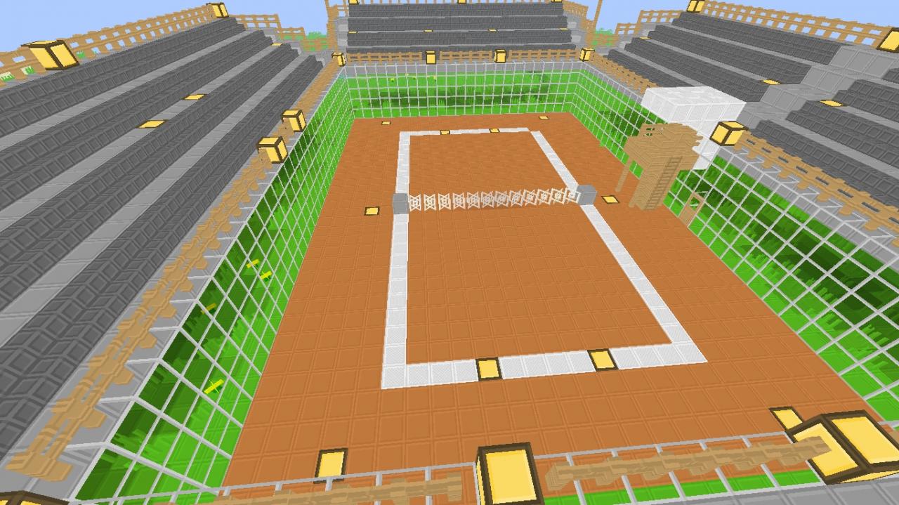 Tennis Court Minecraft Map