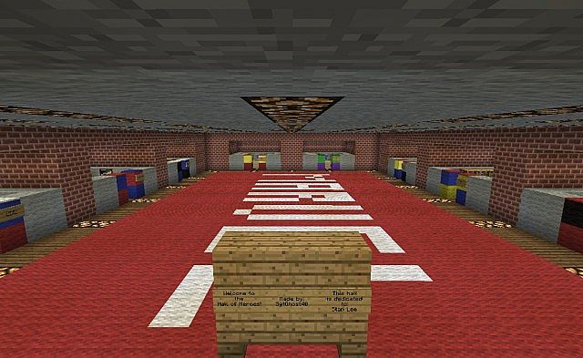 Hall of Heroes Minecraft Map