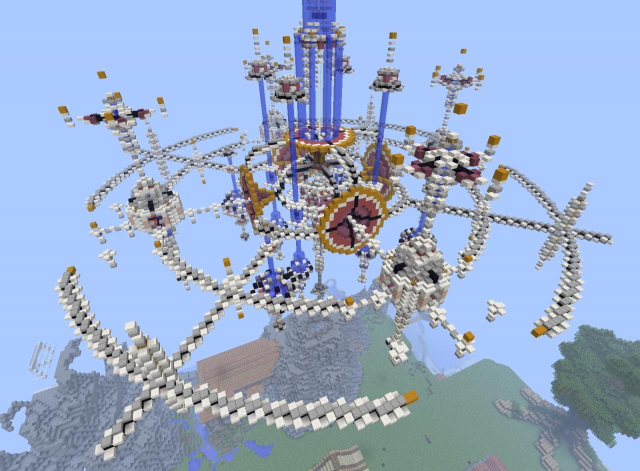 My Flying spawn Minecraft Map