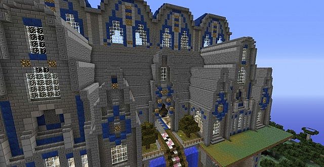 Castle with Waterfall! Minecraft Map