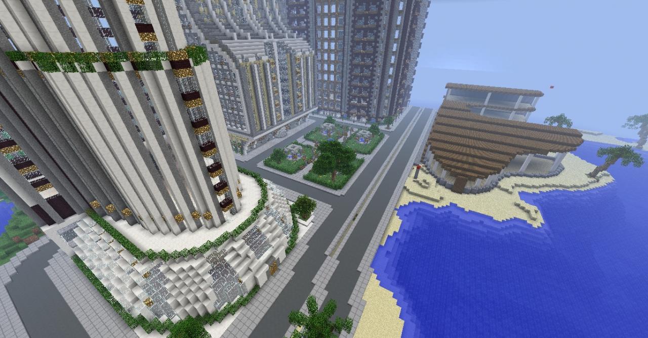 Sahab City, A city of modern skyscrapers Minecraft Map