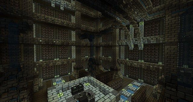 Secret library! build by [stupid joke team] Minecraft Map