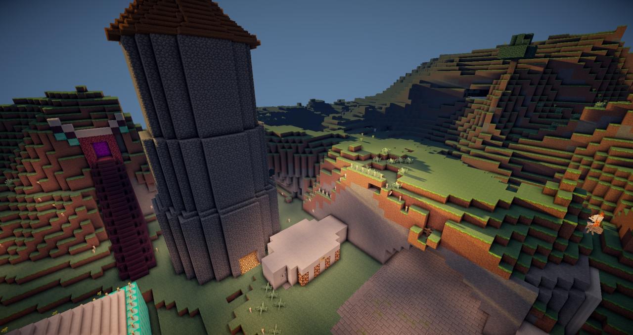 Medieval Themed Server Spawn Minecraft Map