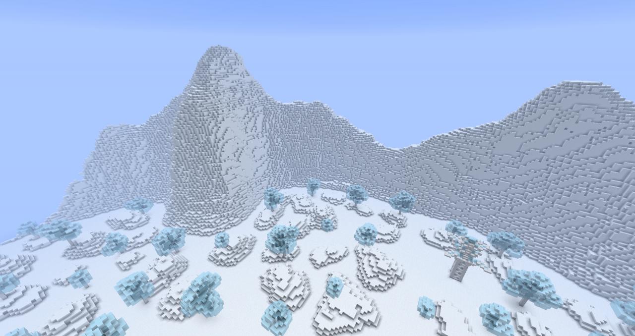 SNOW STORM, SURVIVAL GAMES ARENA. Minecraft Map