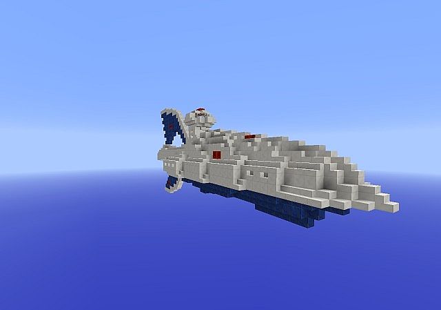 Eldar Shadow Hunter Spaceship Minecraft Map