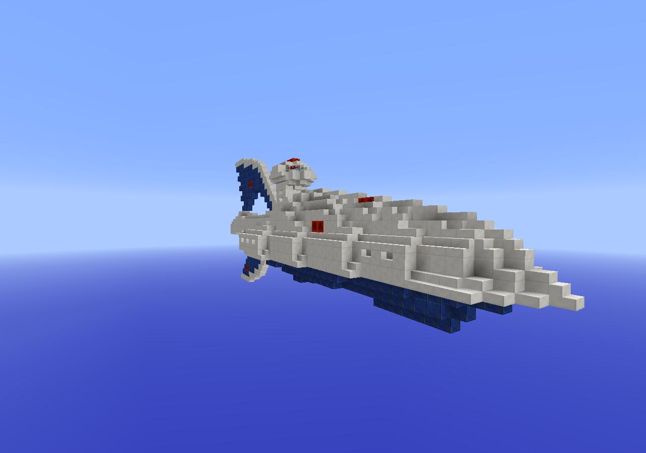 Eldar Shadow Hunter Spaceship Minecraft Map