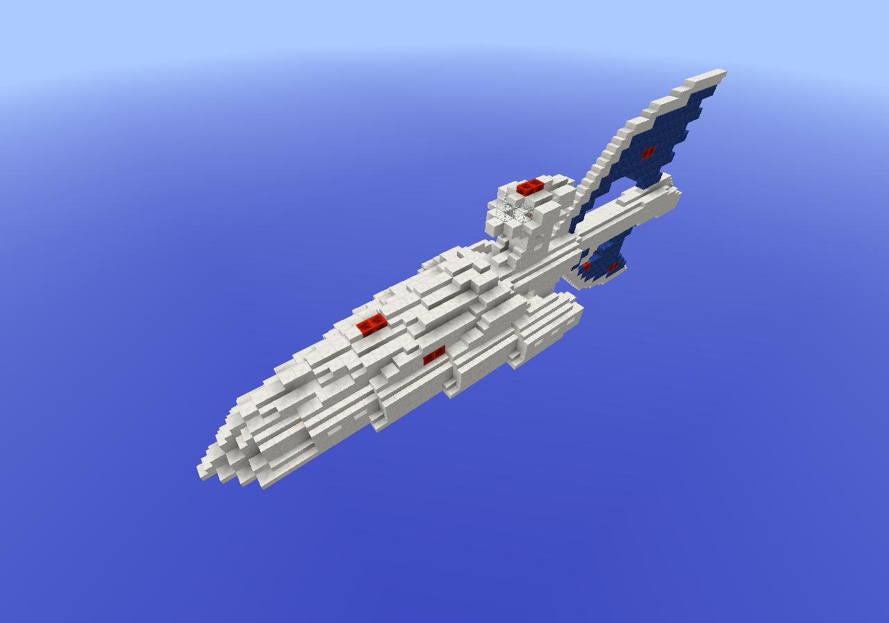 Eldar Shadow Hunter Spaceship Minecraft Map