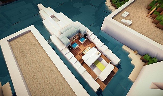 Modern Ocean-front Property Minecraft Map