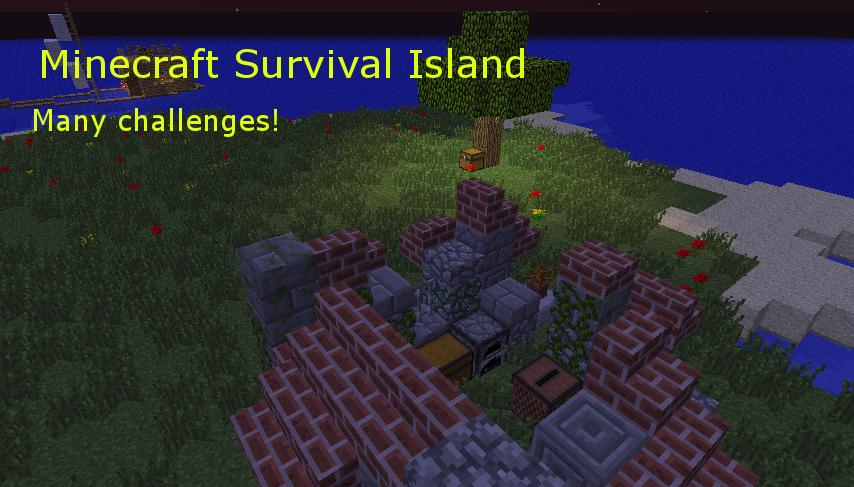 Minecraft 1.6 Survival Island [Many Challenges] Minecraft Map