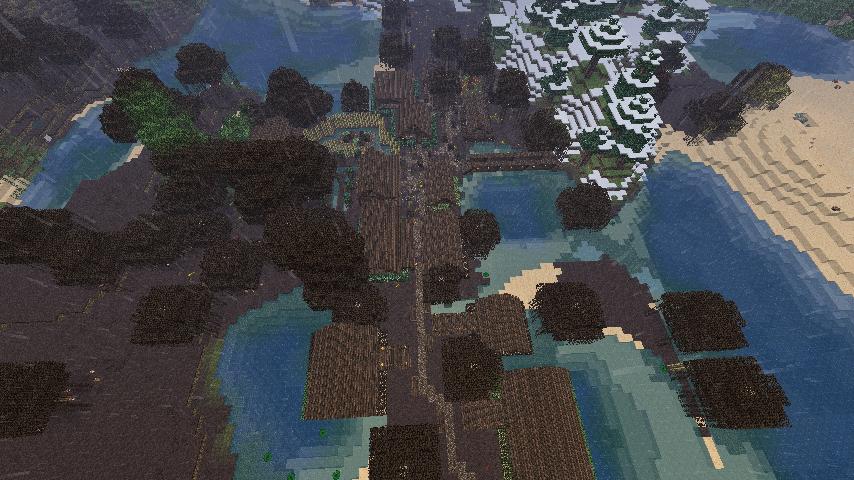 Swamp Town Minecraft Map