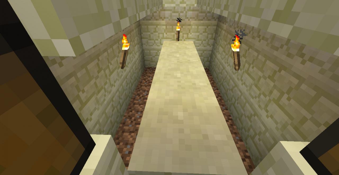 Semi-automatic potato farm Minecraft Map