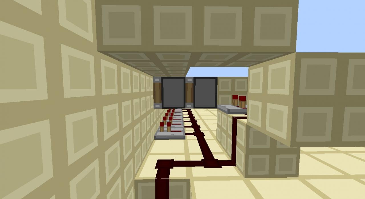 Infinitely expandeble 4 wide vault bridge Minecraft Map