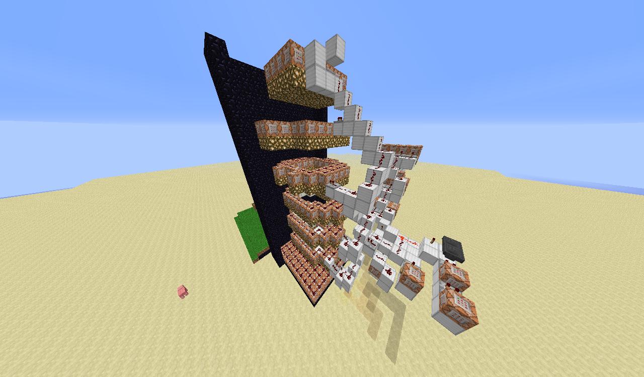 Selfbuilding/destroying house! Minecraft Map