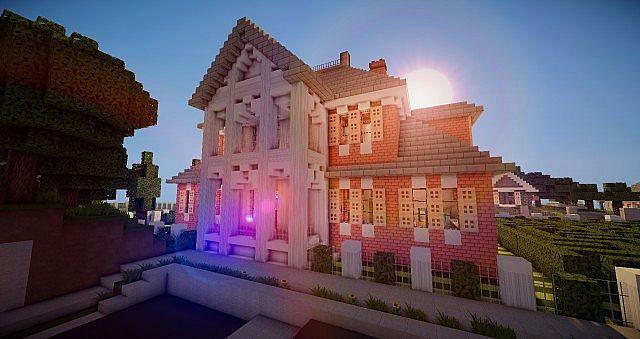 Greek revival mansion Minecraft Map
