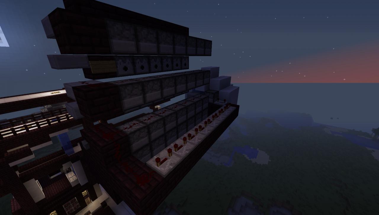 dispenser railgun Minecraft Map