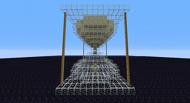 Functional Hourglass Minecraft Map
