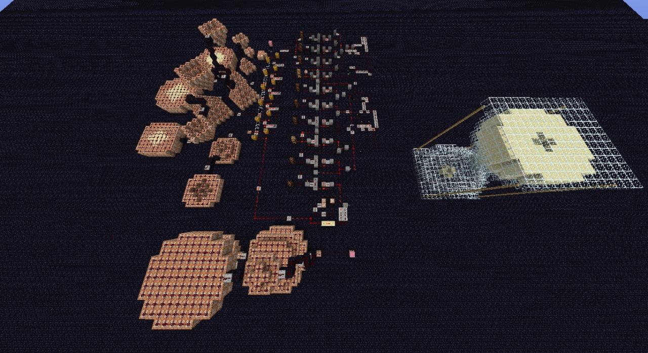 Functional Hourglass Minecraft Map