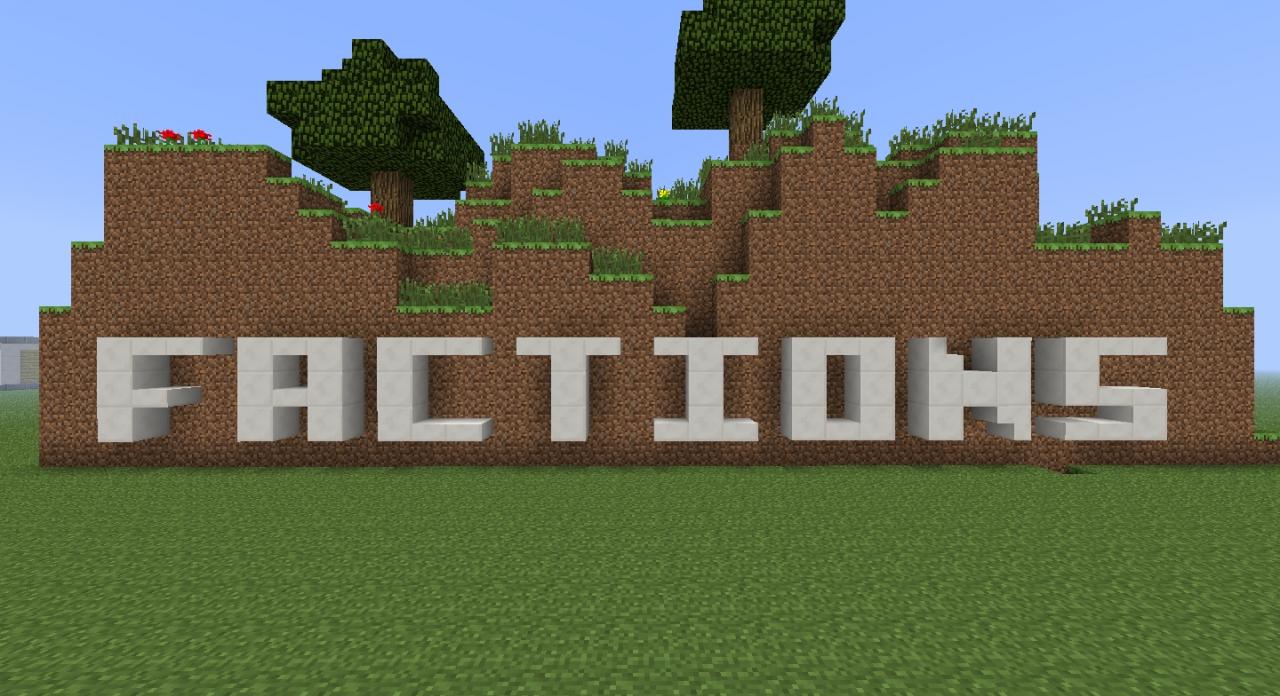 FACTIONS SIGN FOR SERVERS Minecraft Map