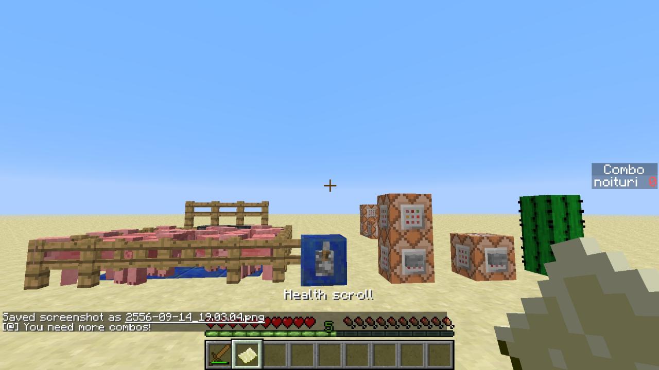 Combo COUNT in minecraft[snapshot 1337B] Minecraft Map