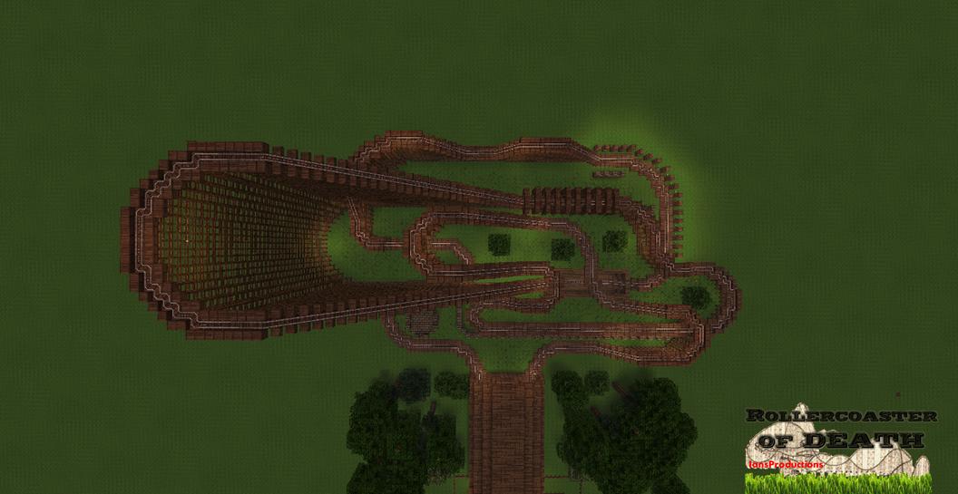 Roller coaster of Death Minecraft Map