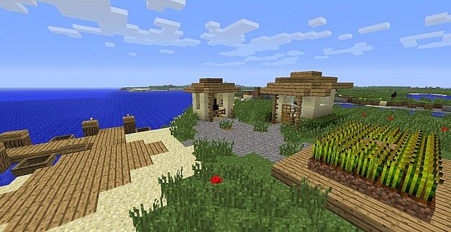 Small 4x4 house! Minecraft Map