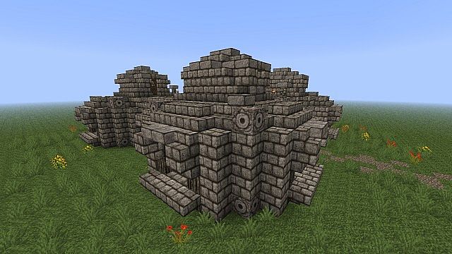 Large Stone Home Minecraft Map