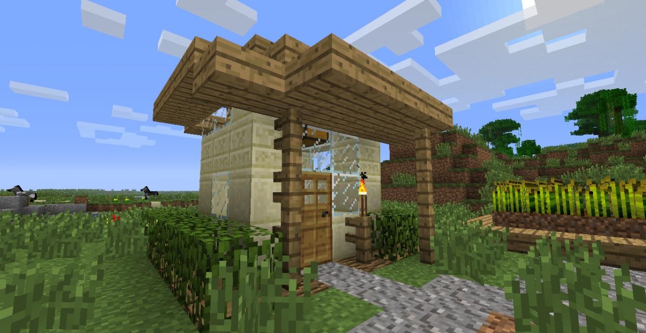 Small 4x4 house! Minecraft Map