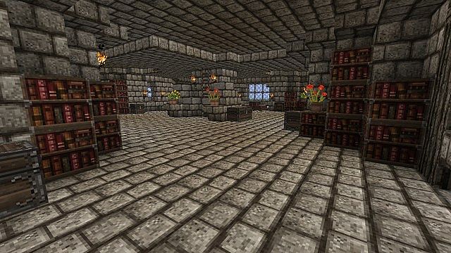 Large Stone Home Minecraft Map