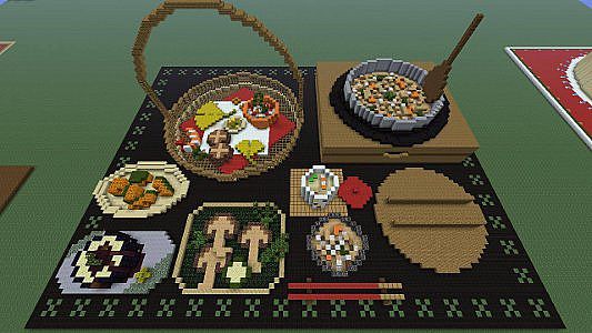 【JAPAN FOOD☆】FOODCRAFT2 FES☆【Good Taste】 Minecraft Map