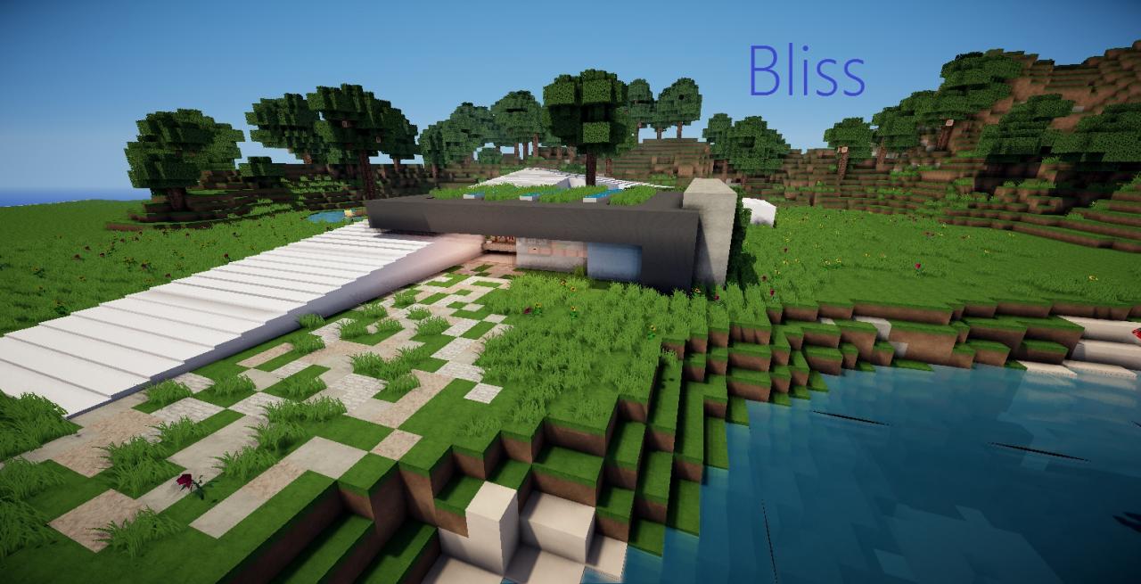 Bliss | Minimalistic Eco Home | Collab with MrMikos20 Minecraft Map