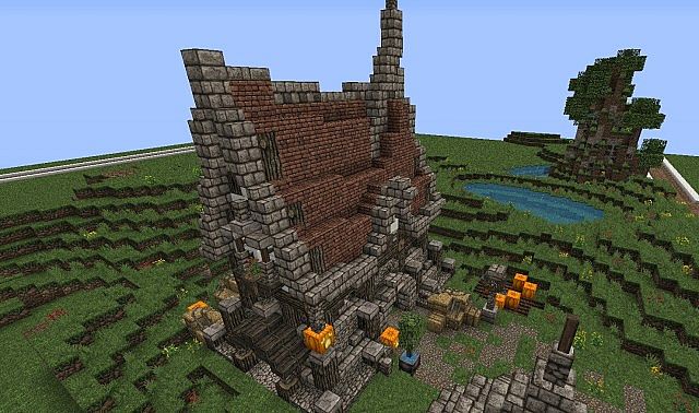 Small Gothic/ Fantasy Landscape Minecraft Map