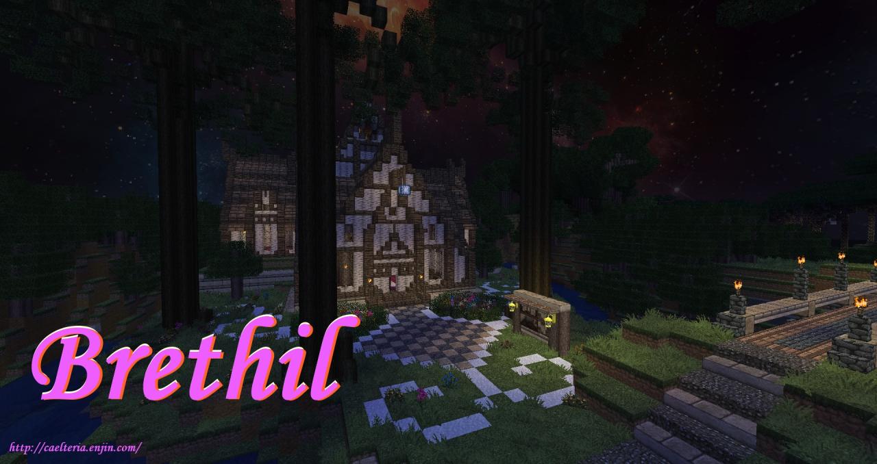 Brethil Nation of the Elves Minecraft Map