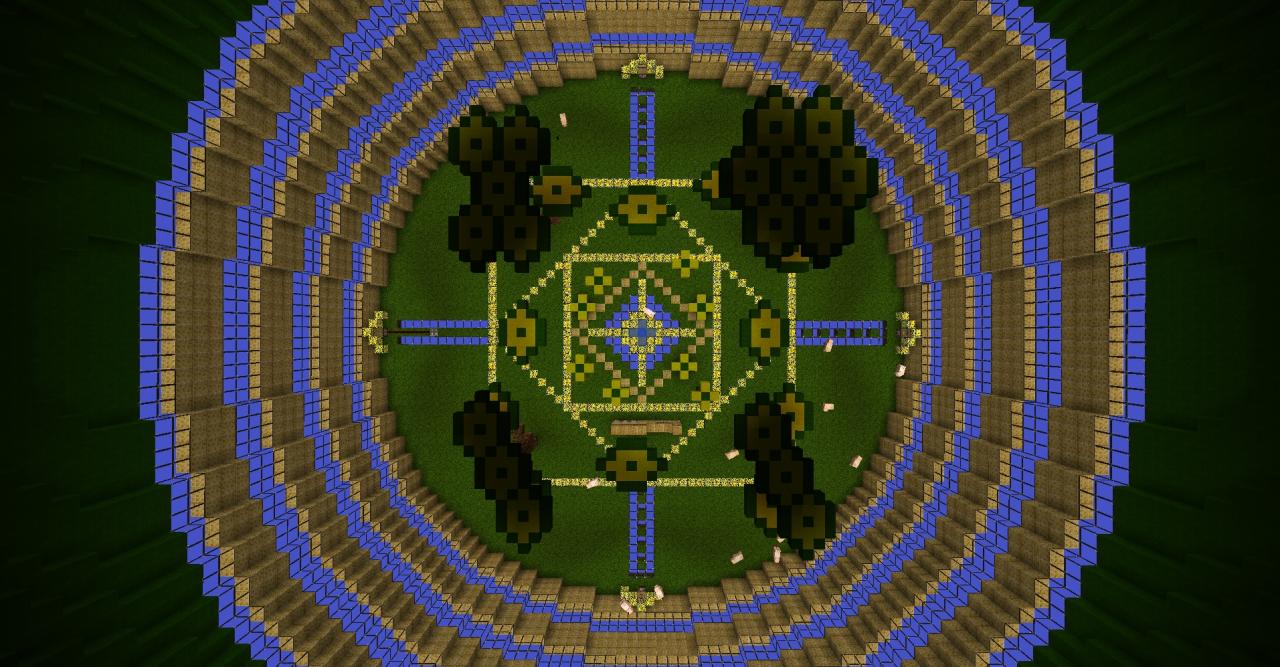 World 1 - hexagonal forest Minecraft Map