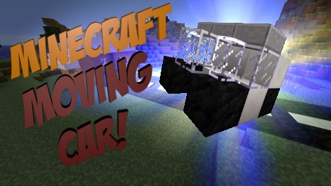 Moving Car in Minecraft Vanilla Minecraft Project