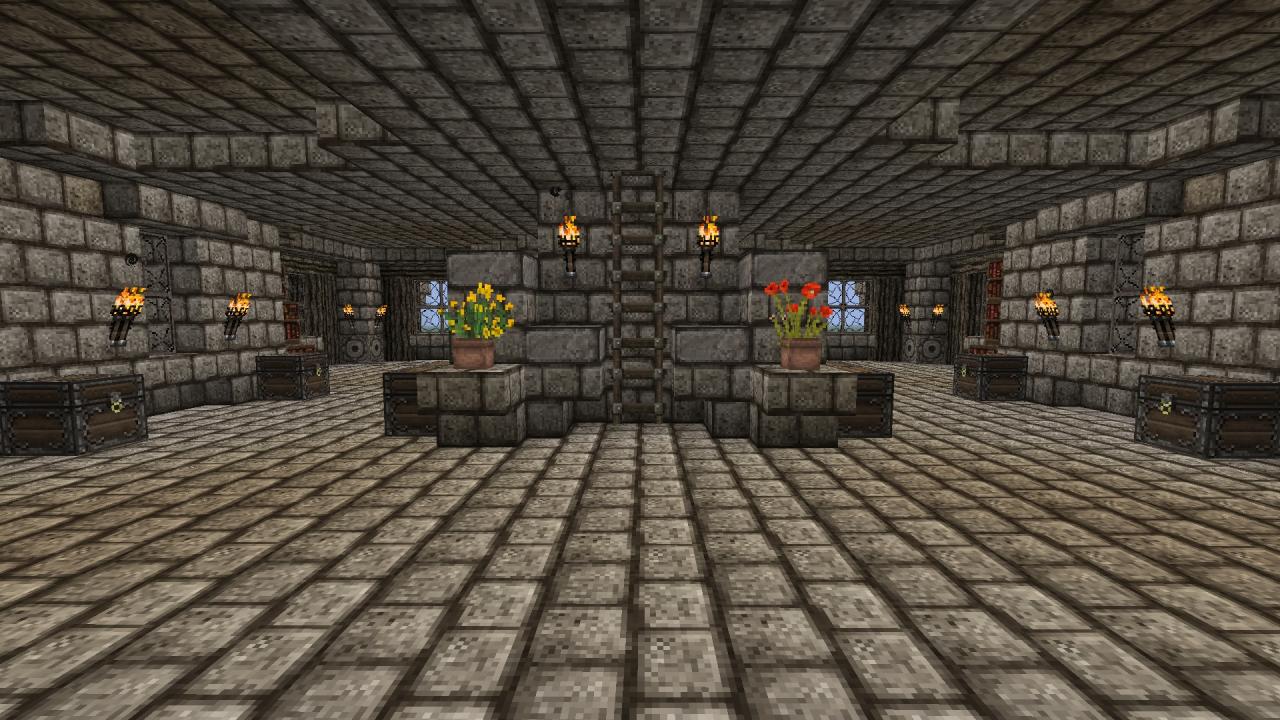 Large Stone Home Minecraft Map