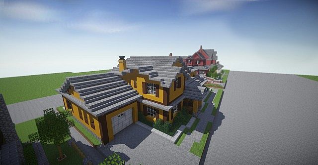 Yellow Home Minecraft Map